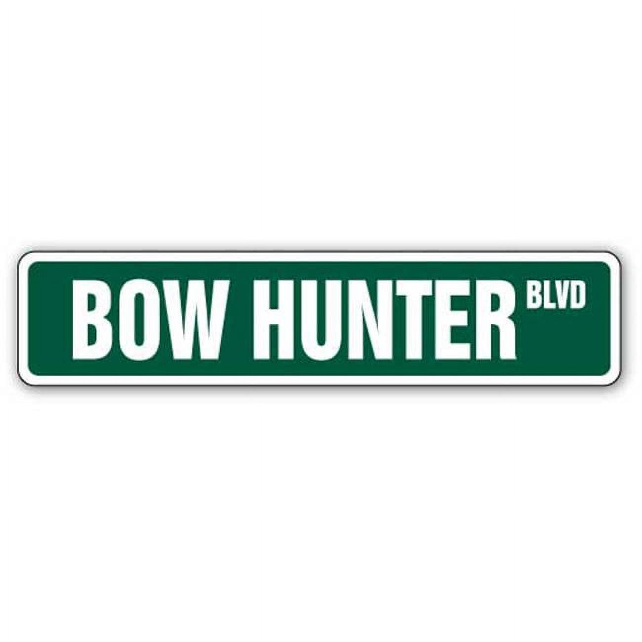 SignMission 4 x 18 in. Bow Hunter Street Sign - Walmart.com