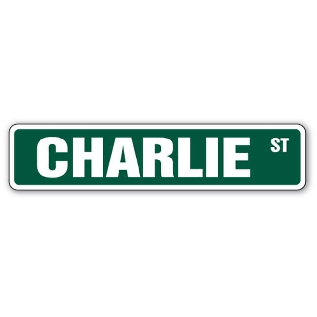 SignMission 4 x 18 in. Charlie Street Sign - Walmart.com