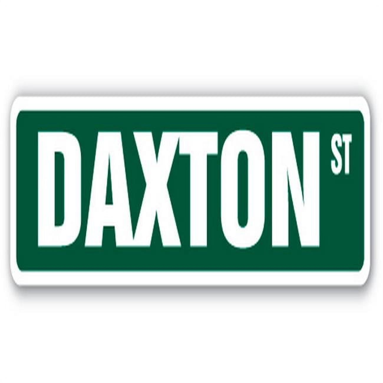 SignMission 4 x 18 in. Childrens Name Room Decal Street Sign - Daxton ...