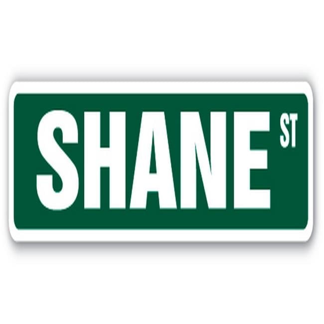 SignMission 4 x 18 in. Childrens Name Room Decal Street Sign - Shane - Walmart.com