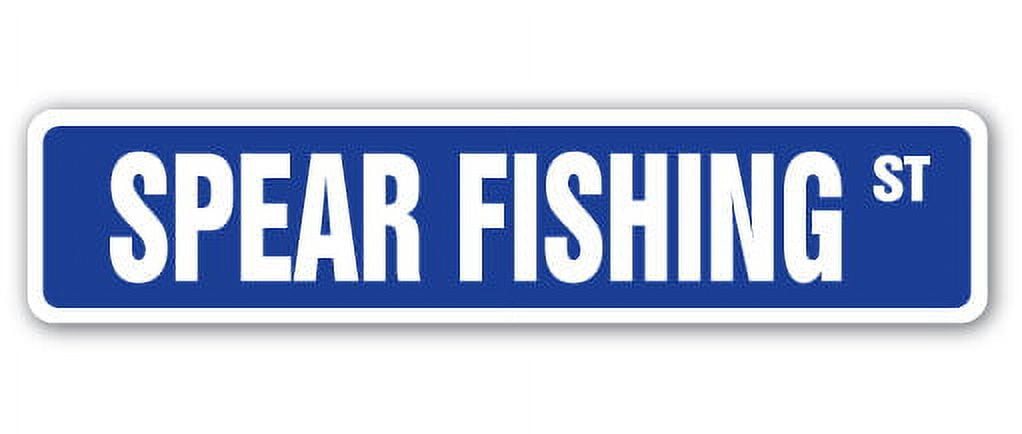 SignMission 4 x 18 in. Childrens Name Room Decal Street Sign - Spear ...