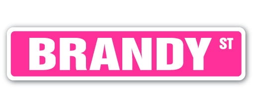 BRANDY Street Sign Childrens Name Room Sign | Indoor/Outdoor | 18" Wide ...