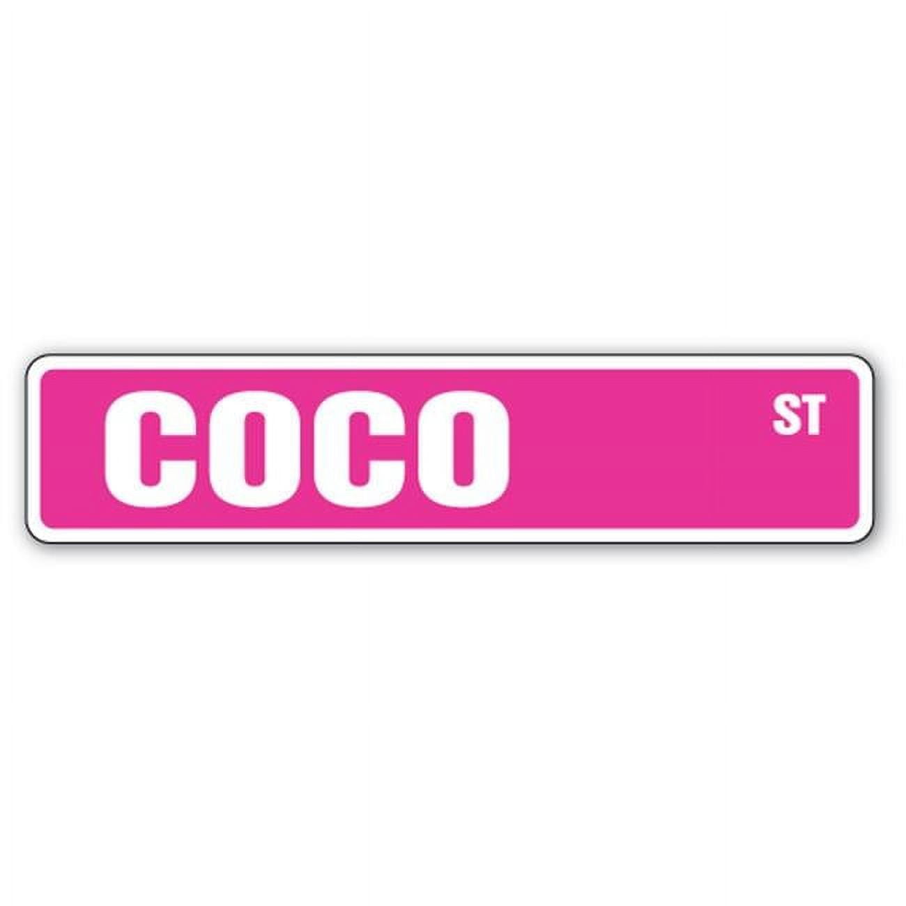 COCO Street Sign Childrens Name Room Sign | Indoor/Outdoor | 18" Wide ...