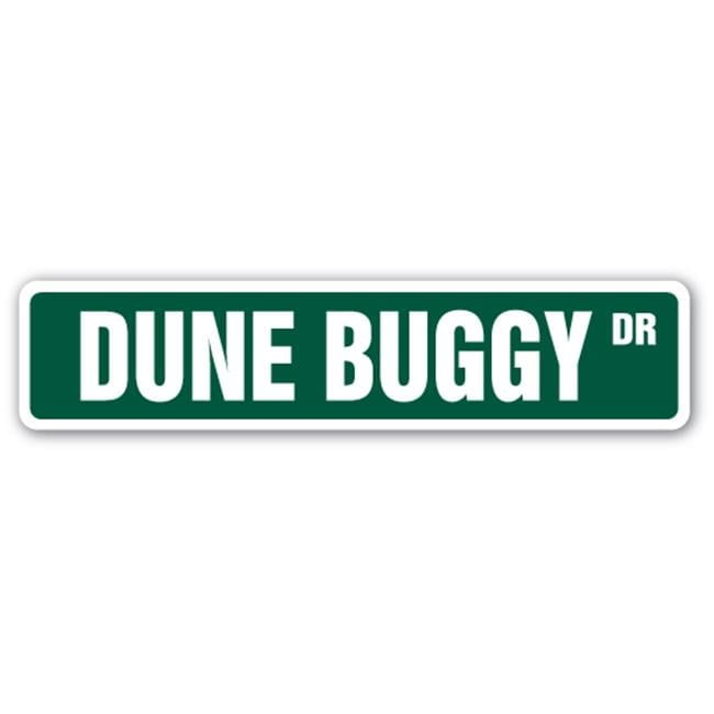 SignMission 4 x 18 in. Childrens Name Room Street Sign - Dune Buggy ...