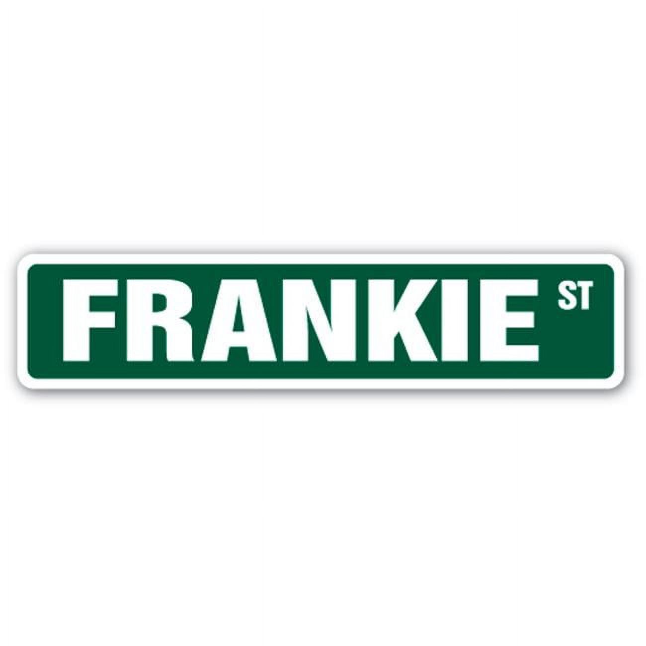 SignMission 4 x 18 in. Childrens Name Room Street Sign - Frankie ...