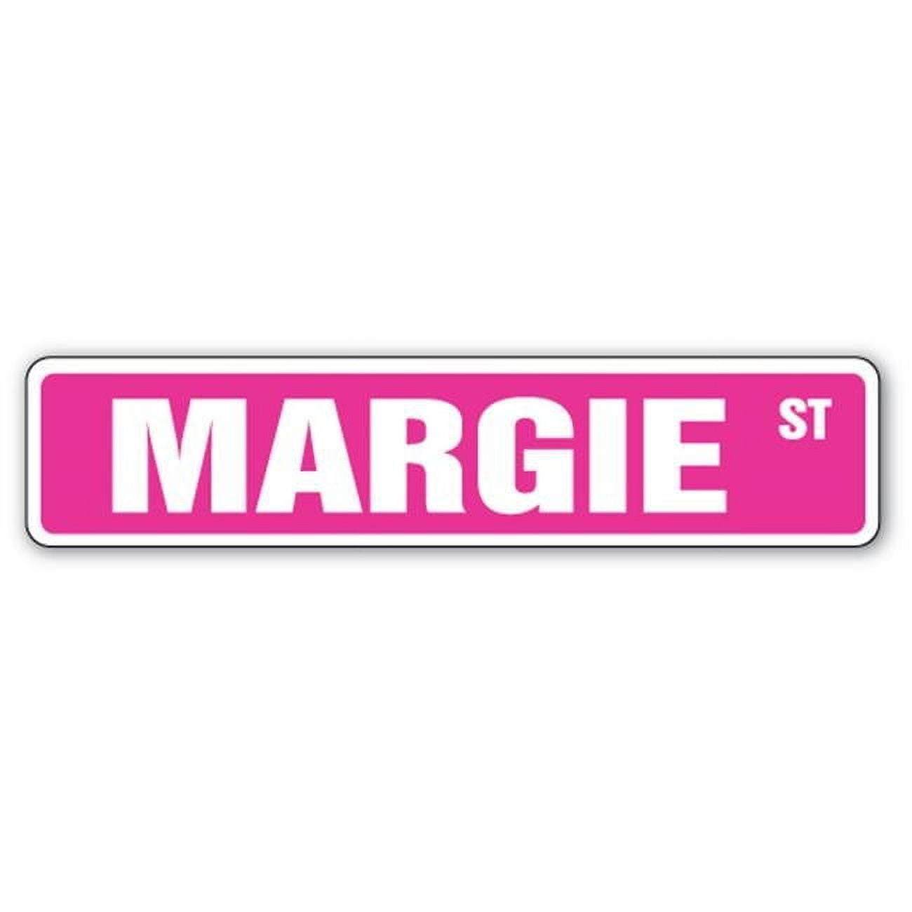 MARGIE Street Sign Childrens Name Room Sign | Indoor/Outdoor | 18" Wide ...