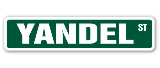 SignMission SS-YANDEL 4 x 18 in. Childrens Name Room Street Sign ...