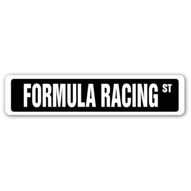 SignMission 4 x 18 in. Formula Racing Street Sign - Walmart.com