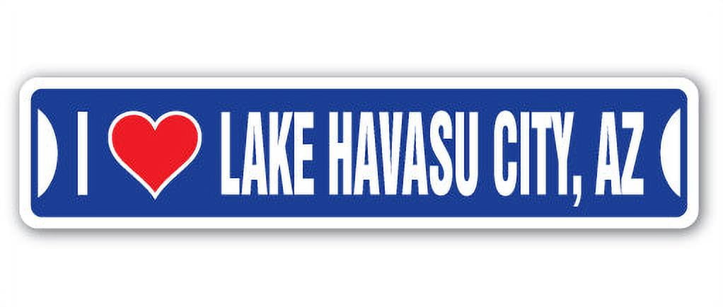 SignMission SSIL-Lake Havasu City Az 4 x 18 in. I Love Lake Havasu City ...