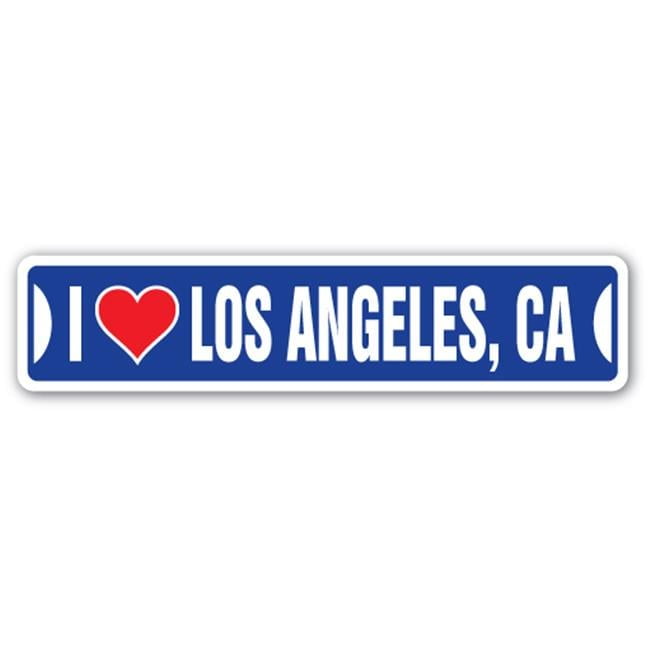 SignMission SSIL-Los Angeles Ca 4 x 18 in. I Love Los Angeles ...