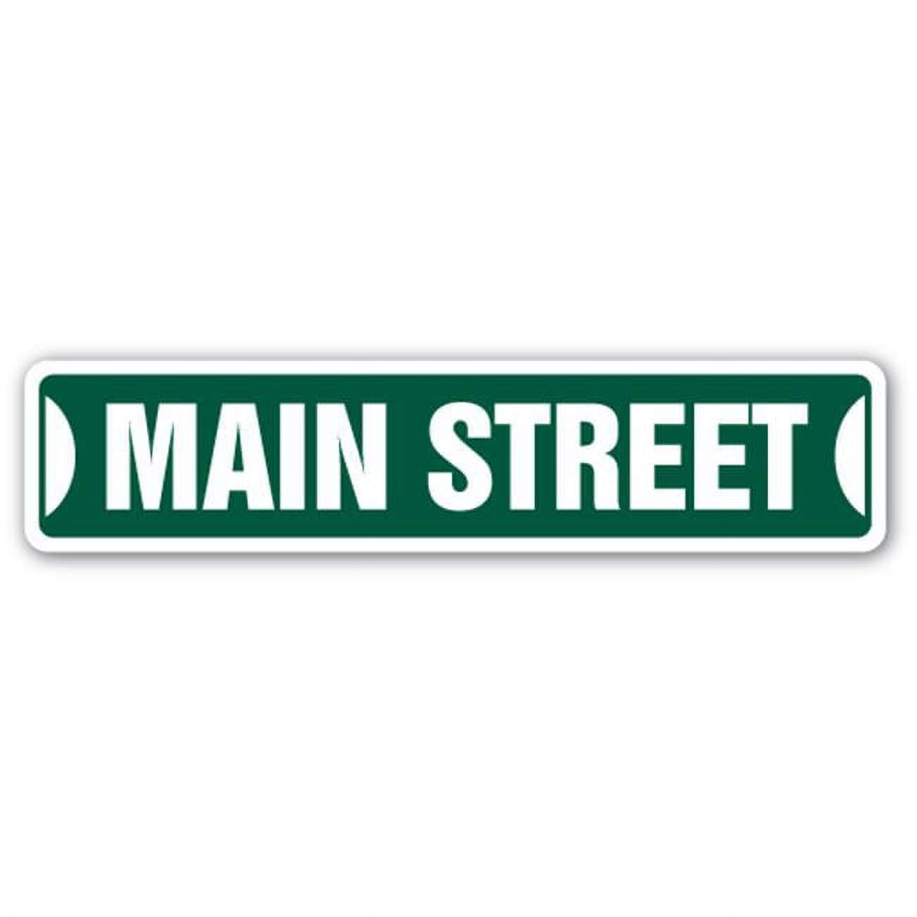 SignMission 4 x 18 in. Main St Street Sign - Walmart Business Supplies