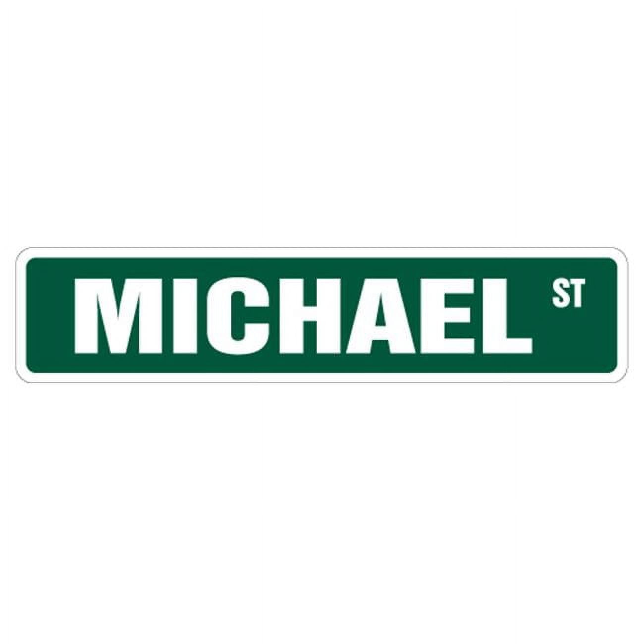 SignMission 4 x 18 in. Michael Street Sign - Walmart.com