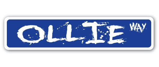 SignMission SS-OLLIE 4 x 18 in. Ollie Street Sign - Walmart Business ...
