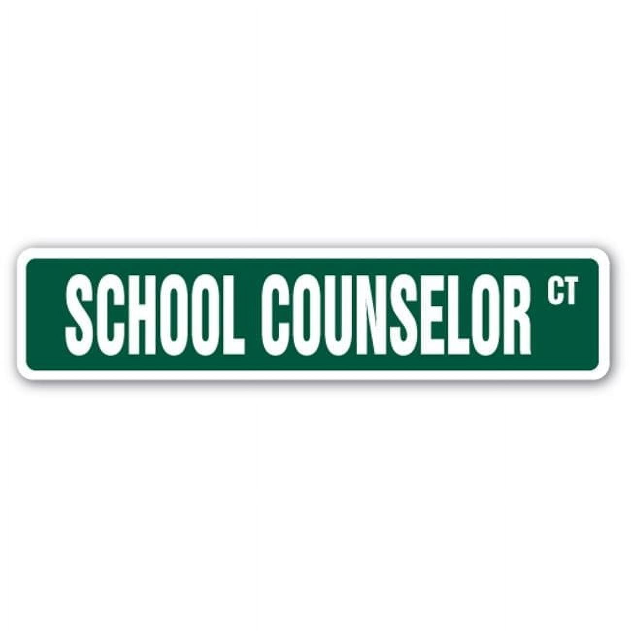 SignMission 4 x 18 in. School Counselor Street Sign - Walmart.com