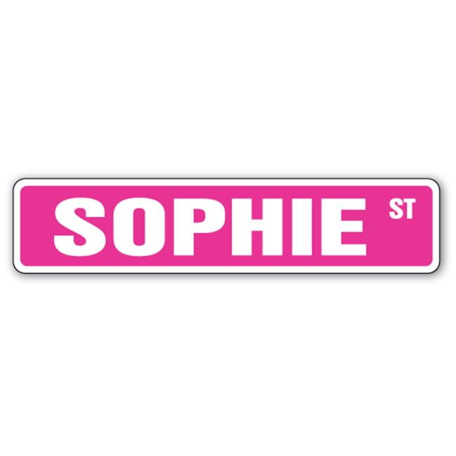 SignMission 4 x 18 in. Sophie Street Sign - Walmart.com