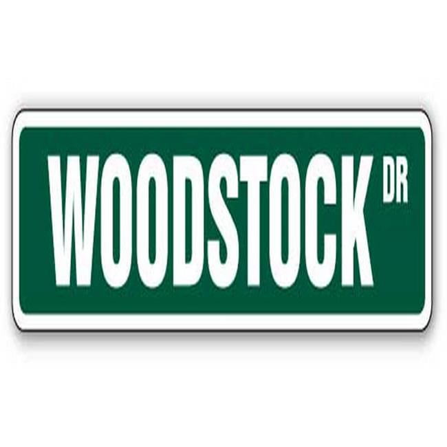 SignMission 4 x 18 in. Street Sign - Woodstock - Hippie Peace 60s Decals New - Walmart.com