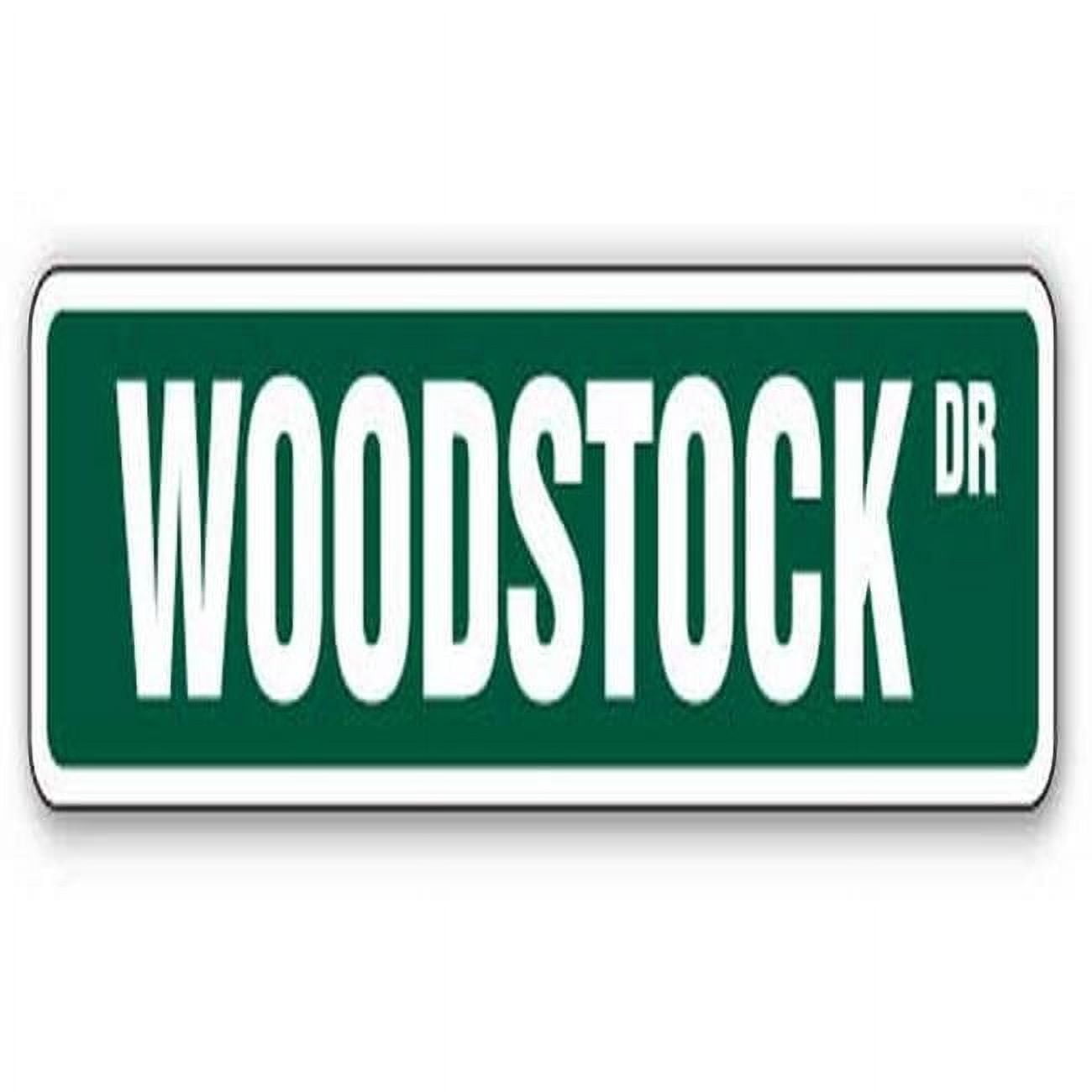 SignMission 4 x 18 in. Street Sign - Woodstock - Hippie Peace 60s ...
