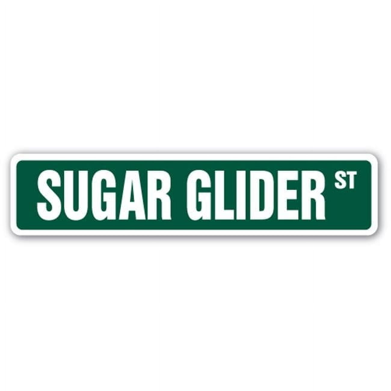 SignMission 4 x 18 in. Sugar Glider Street Sign - Gliding Possum ...