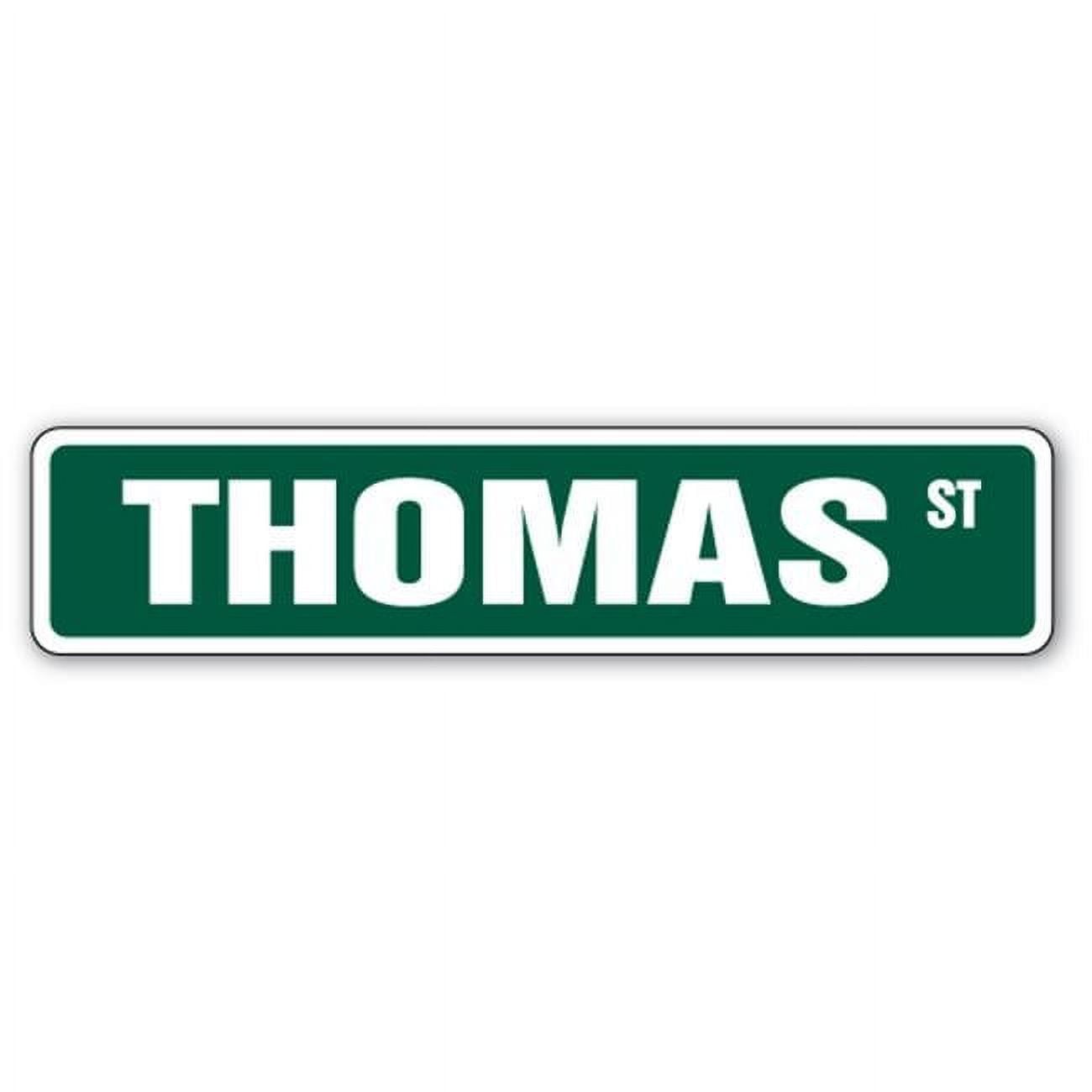 SignMission 4 x 18 in. Thomas Street Sign - Walmart.com