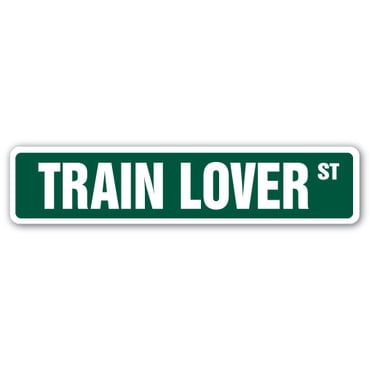 SignMission SS-Train Station 4 x 18 in. Train Station Street Sign ...