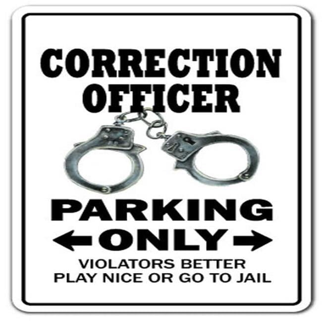 SignMission 5 in. Correction Officer Parking Decal - Guard Prison Jail ...