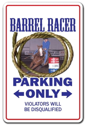SignMission 5 x 7 in. Barrel Racer Decal - Western Cowboy Rodeo Horse ...