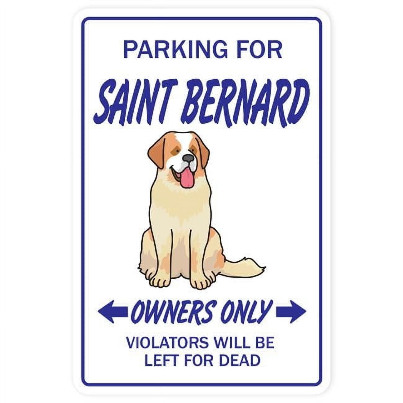 SignMission 5 x 7 in. Novelty Sticker - Saint Bernard - Walmart.com