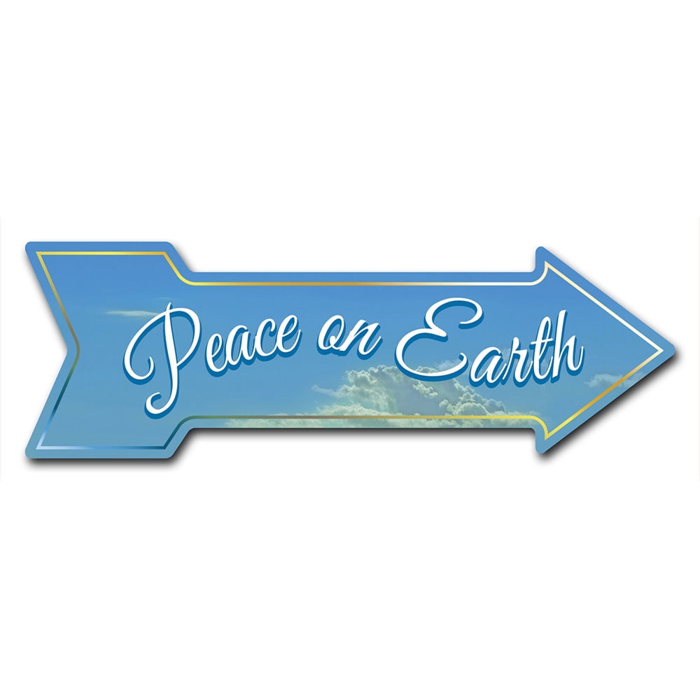 SignMission 6 x 18 in. Indoor & Outdoor Decor Direction Sticker Vinyl ...