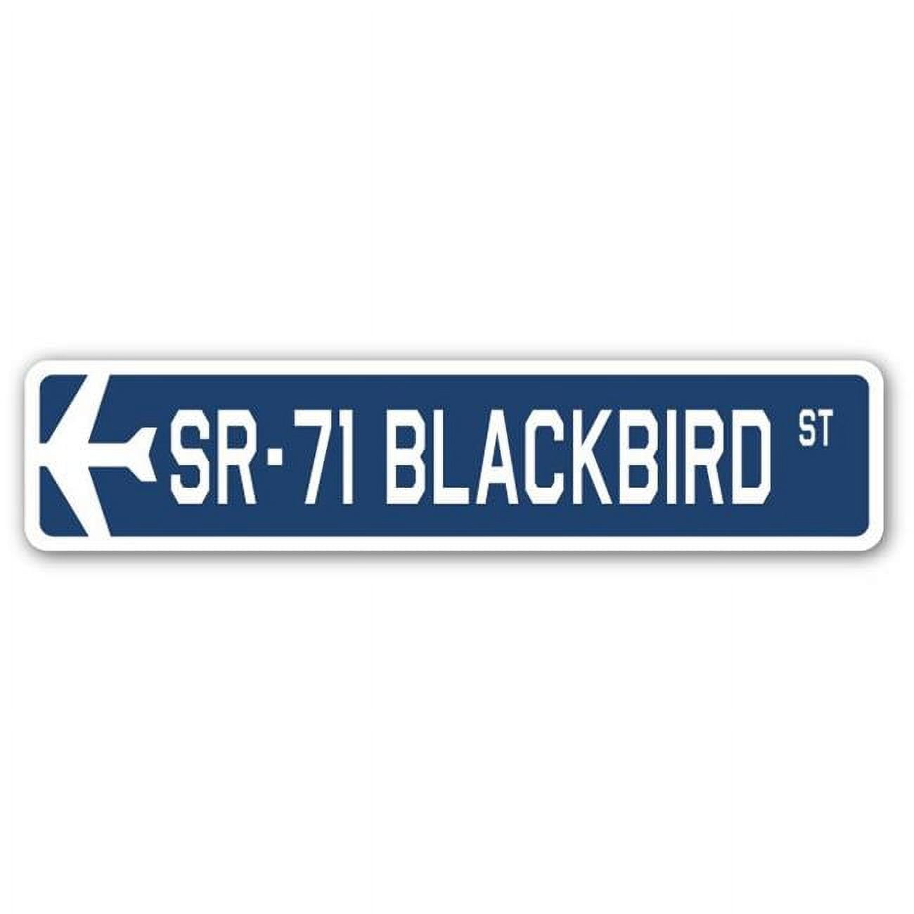 SR-71 Blackbird Street Sign Air Force Aircraft Military | Indoor ...