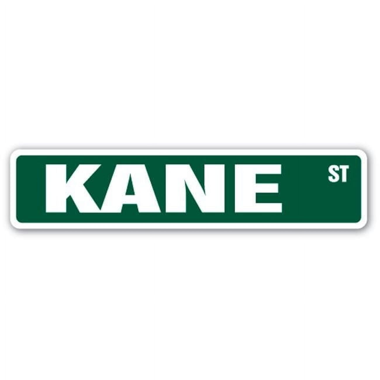 KANE Street Sign Childrens Name Room Sign | Indoor/Outdoor | 24" Wide ...