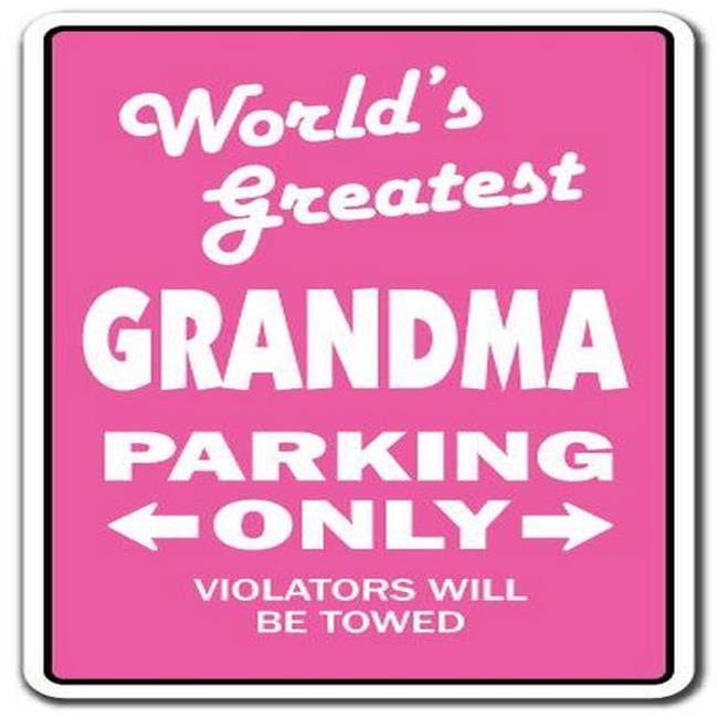 SignMission 6 x 9 in. Decal - Worlds Greatest Grandma - Grandchildren ...