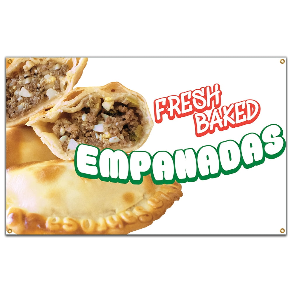 SignMission B-60 Fresh Baked Empanadas19 60 in. Concession Stand Food ...
