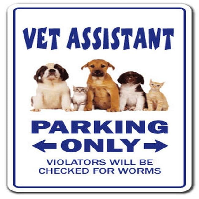 SignMission 7 in. Vet Assistant Decal - Veterinarian Veterinary Animal ...