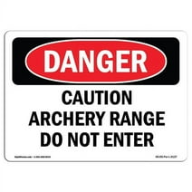 Traffic & Warehouse Signs - Caution - Archery In Progress Activity ...