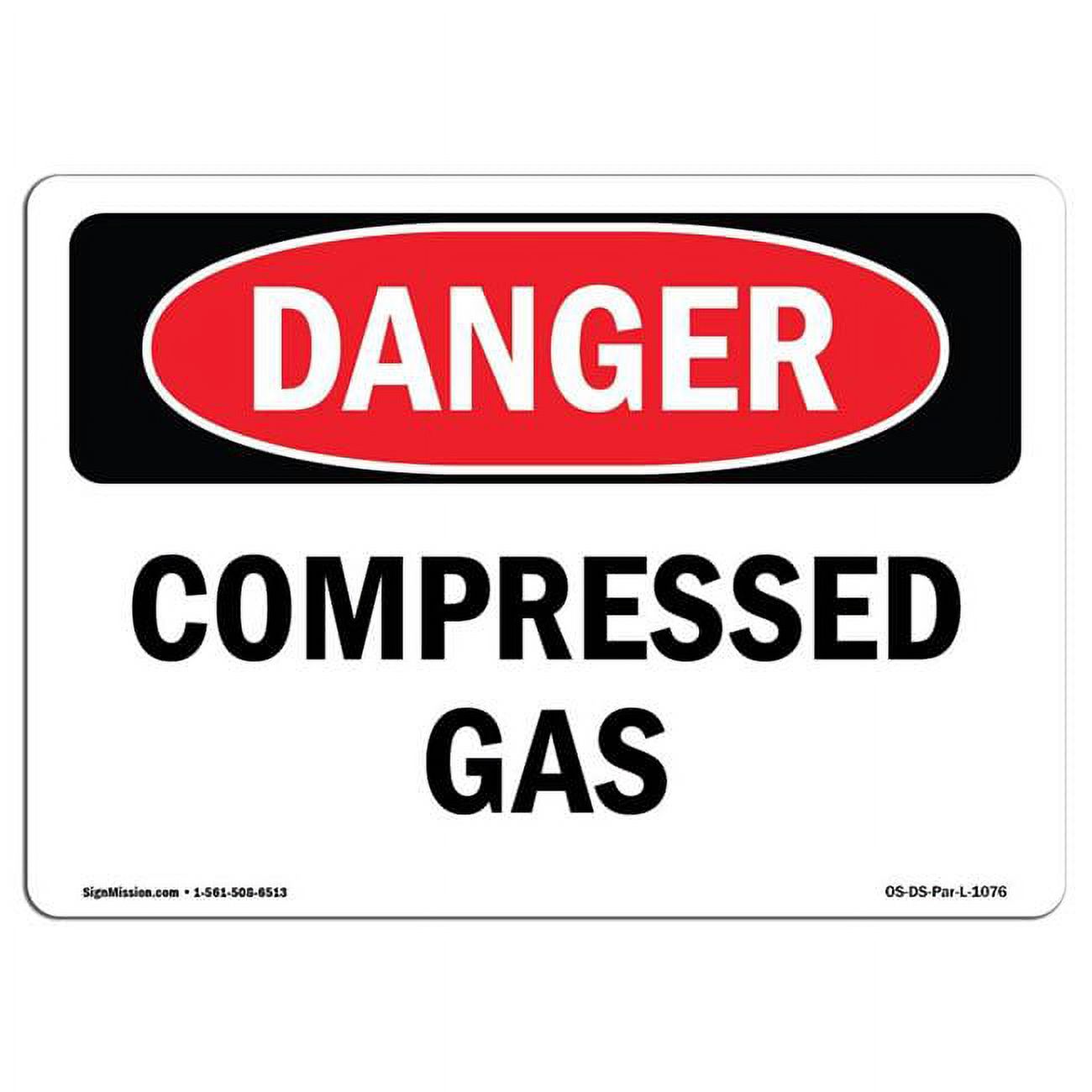 7 x 10 in. OSHA Warning Sign - Underground Gas Call No.811 - Walmart.com