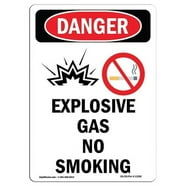 SignMission 12 x 18 in. OSHA Danger Sign - No Welding or Open Flames ...