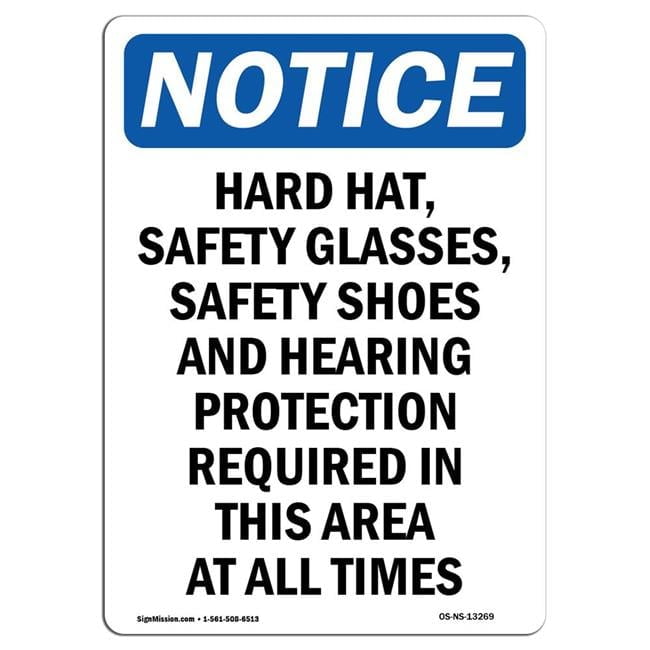 OSHA Notice Sign - Fuse Magazine [Left Arrow] | Aluminum Sign | Protect ...