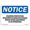 OSHA SAFETY FIRST Sign - Required PPE For Hydrogen Peroxide Green ...