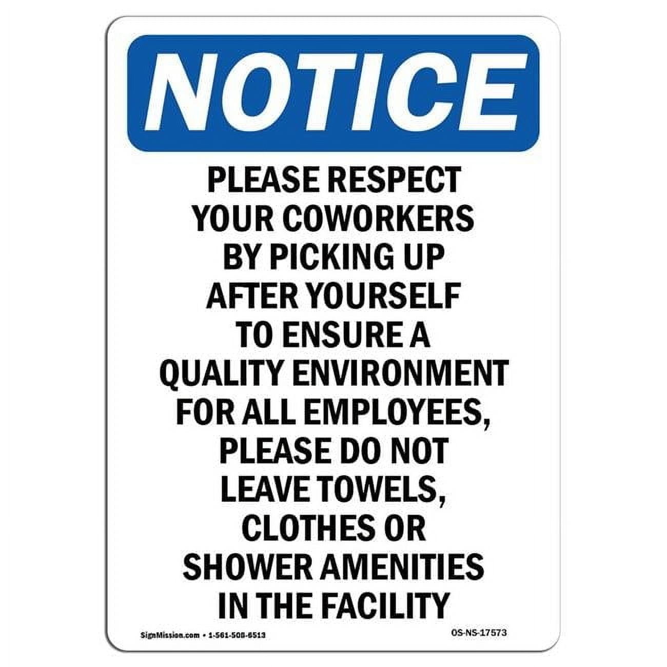 OSHA Notice Sign - NOTICE Personal Use Of Computers Prohibited ...