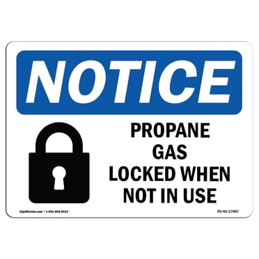 OSHA WARNING Sign - Horn Or Light Indicates A Refrigerant Or | Decal ...