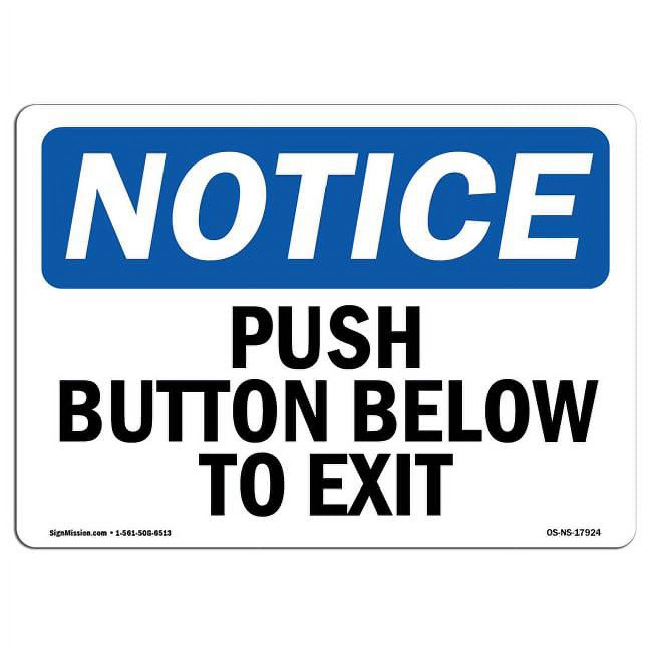 OSHA Notice Sign - Check Writing Platform See Below with Symbol ...