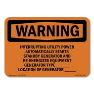 OSHA Notice Signs - Press Button To Activate Alarm Sign With Symbol ...