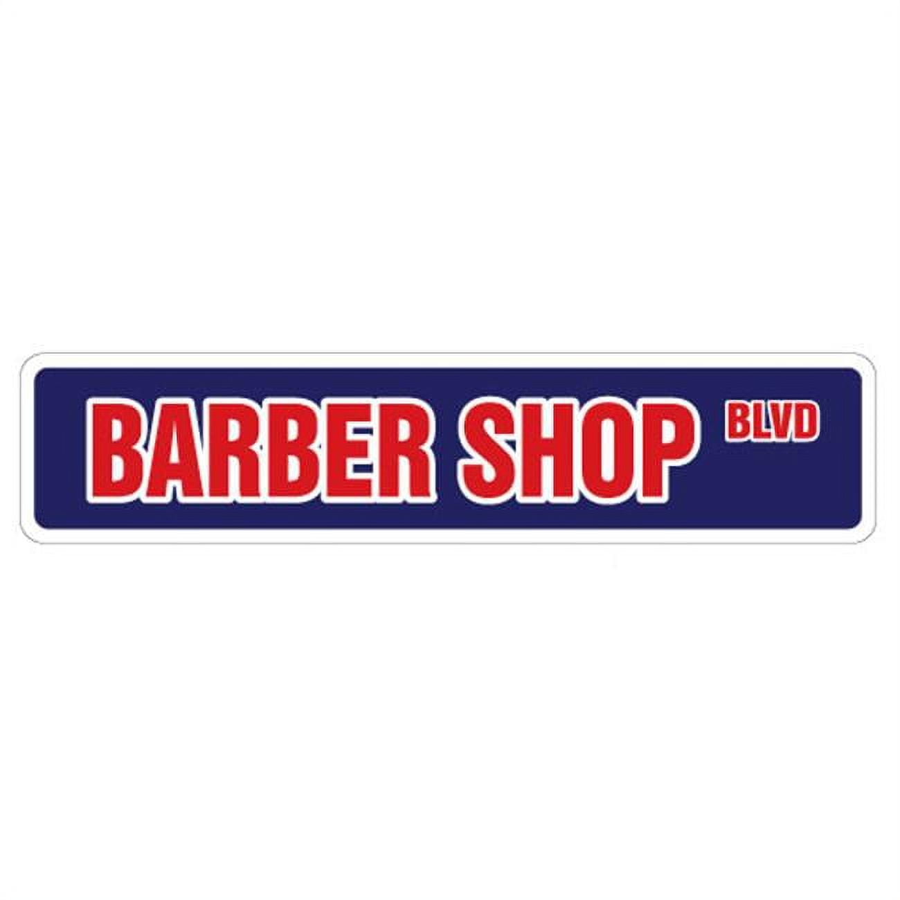 SignMission SS-730-BARBER 7 x 30 in. Salon Barbershop Stylist Haircut ...