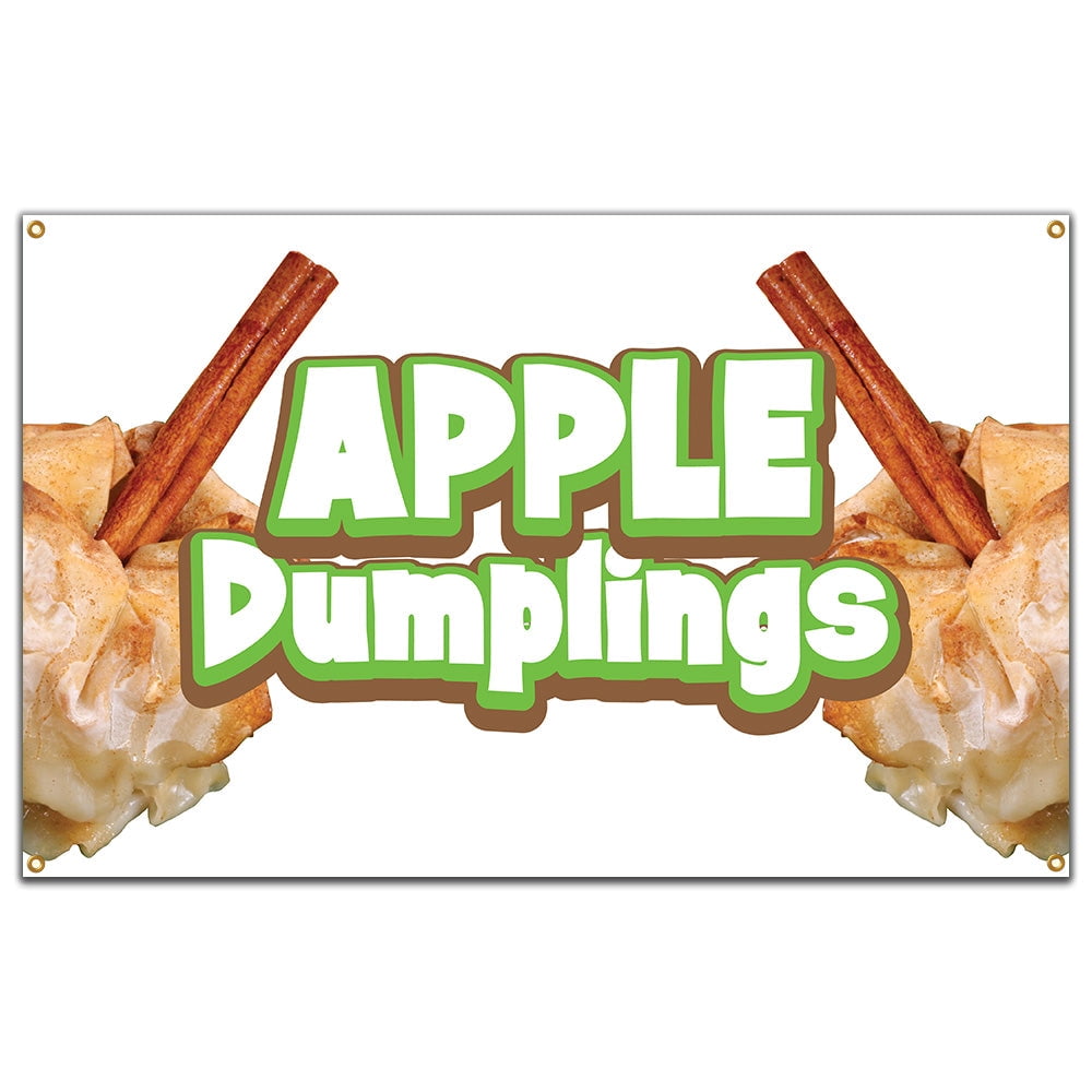 SignMission B-72 Apple Dumplings19 72 in. Concession Stand Food Truck ...