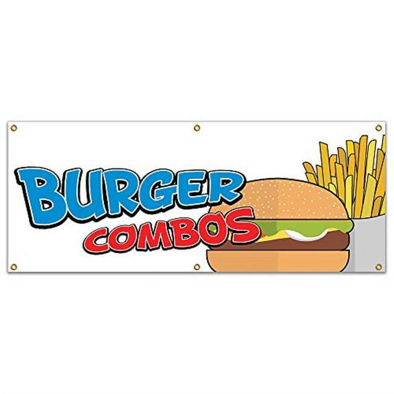 SignMission 72 in. Concession Stand Food Truck Single Sided Banner ...
