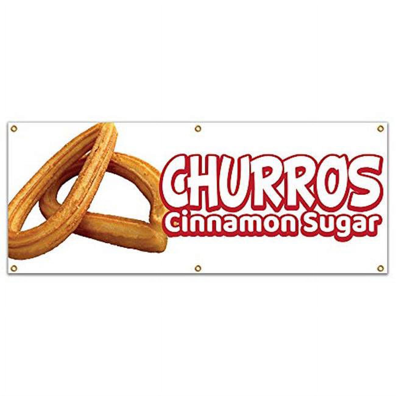 SignMission 72 in. Concession Stand Food Truck Single Sided Banner ...