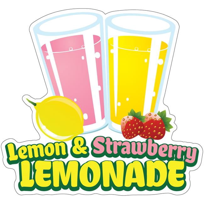 SignMission 8 in. Decal Concession Stand Food Truck Sticker - Lemon ...