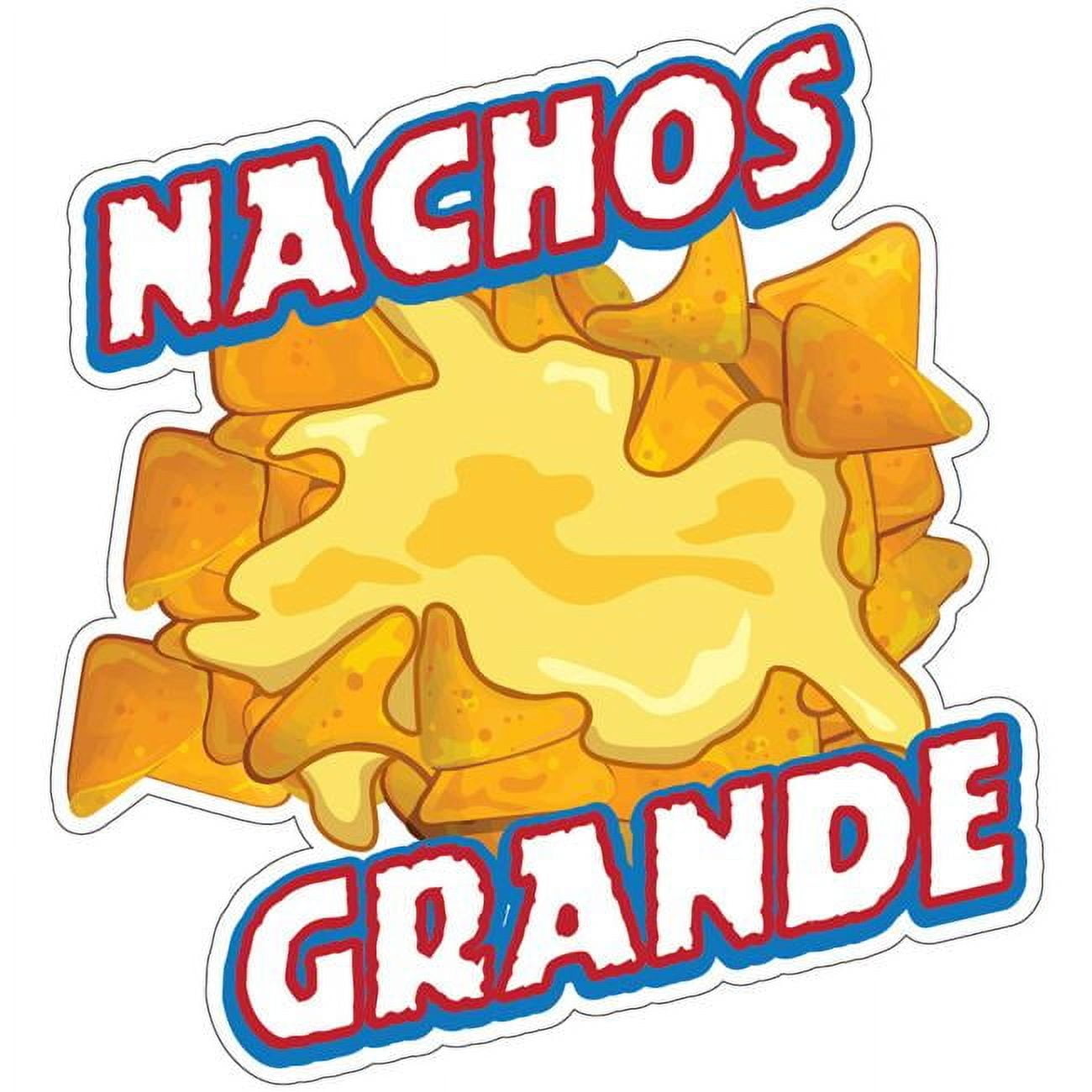 SignMission 8 in. Decal Concession Stand Food Truck Sticker - Nachos ...