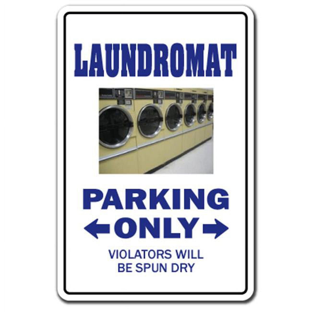 SignMission 8 x 12 in. Laundromat Decal - Dryer Laundry Washing Drying ...