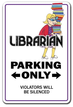SignMission 8 x 12 in. Librarian Decal - Library Books Book Bookworm ...